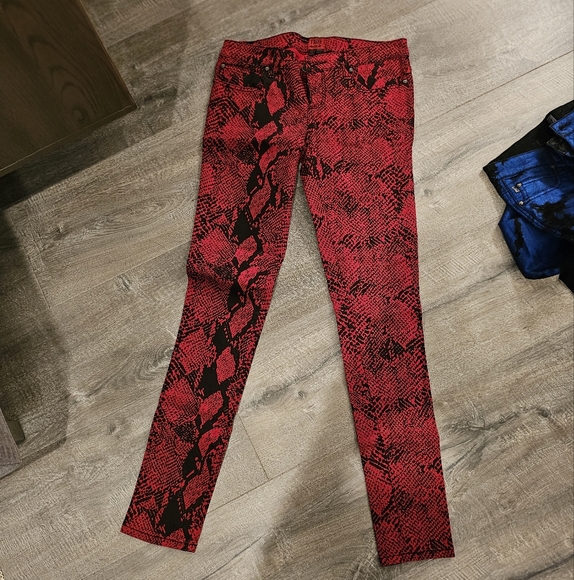 Tripp nyc | Pants & Jumpsuits | Tripp Nyc Red Snake Print Pants | Poshmark